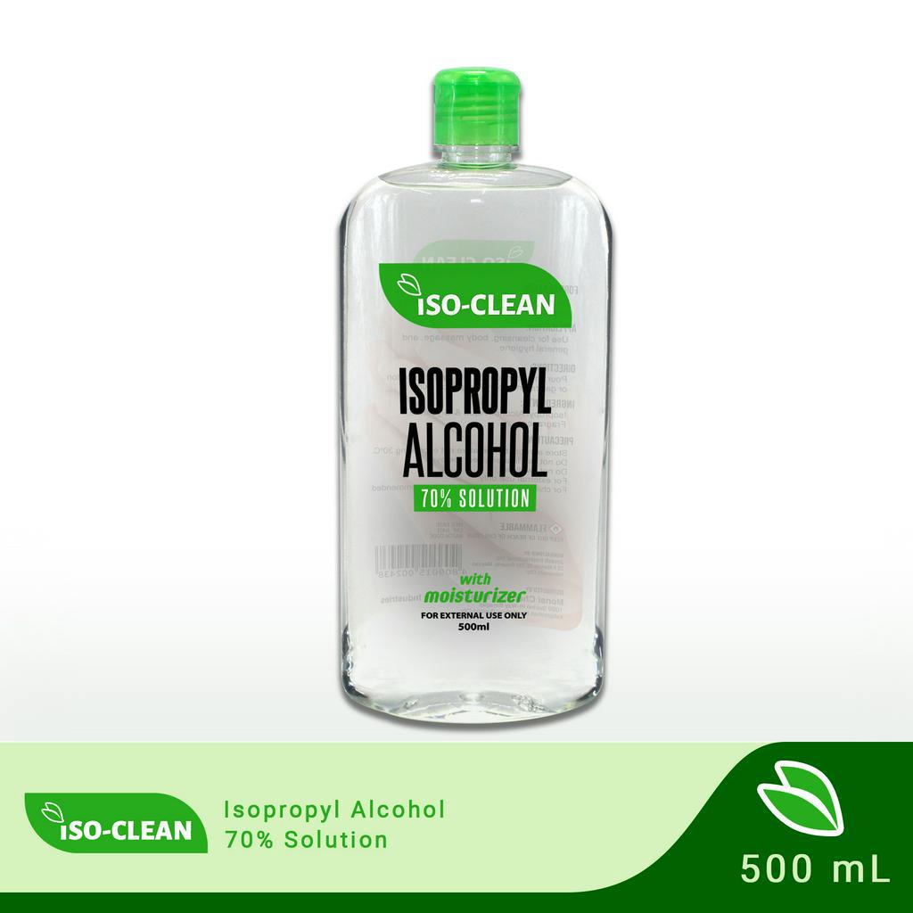 ISO-CLEAN - 500ml Isopropyl Alcohol Solution with moisturizer | Shopee ...