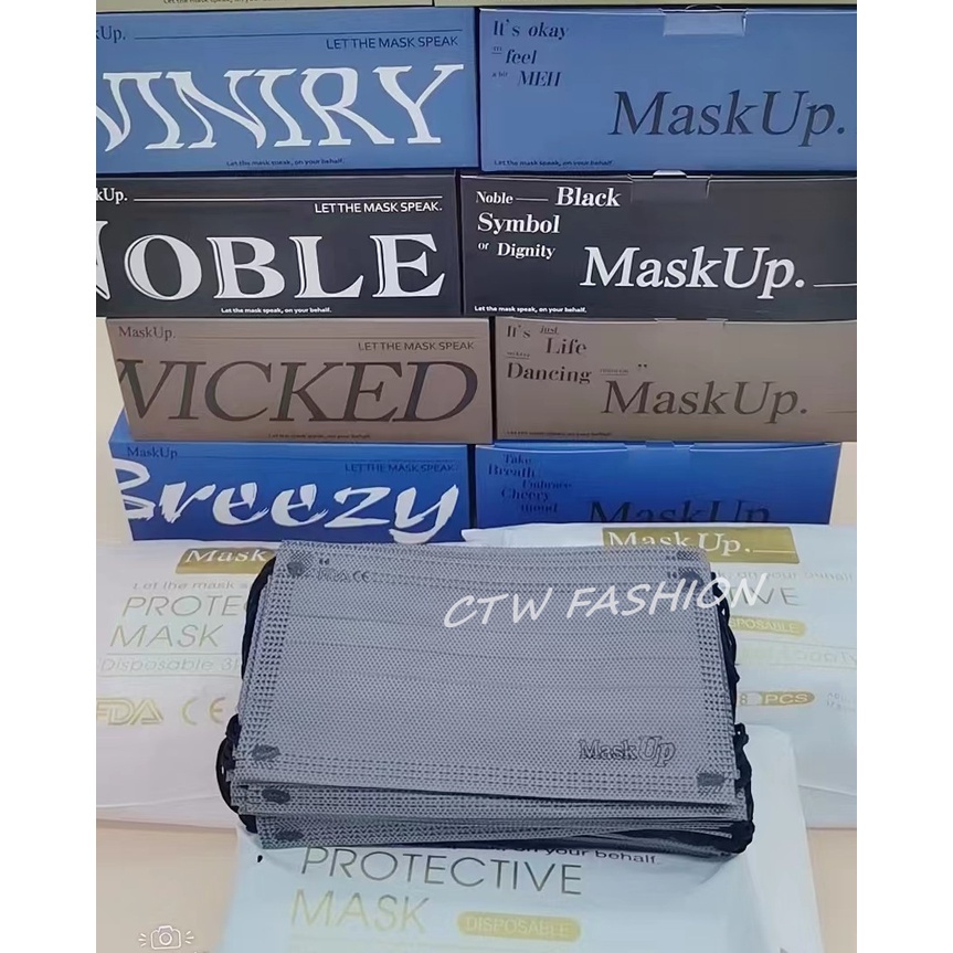 CTW Fashion High Quality 3Ply Disposable Surgical Face Mask FaceMask ...