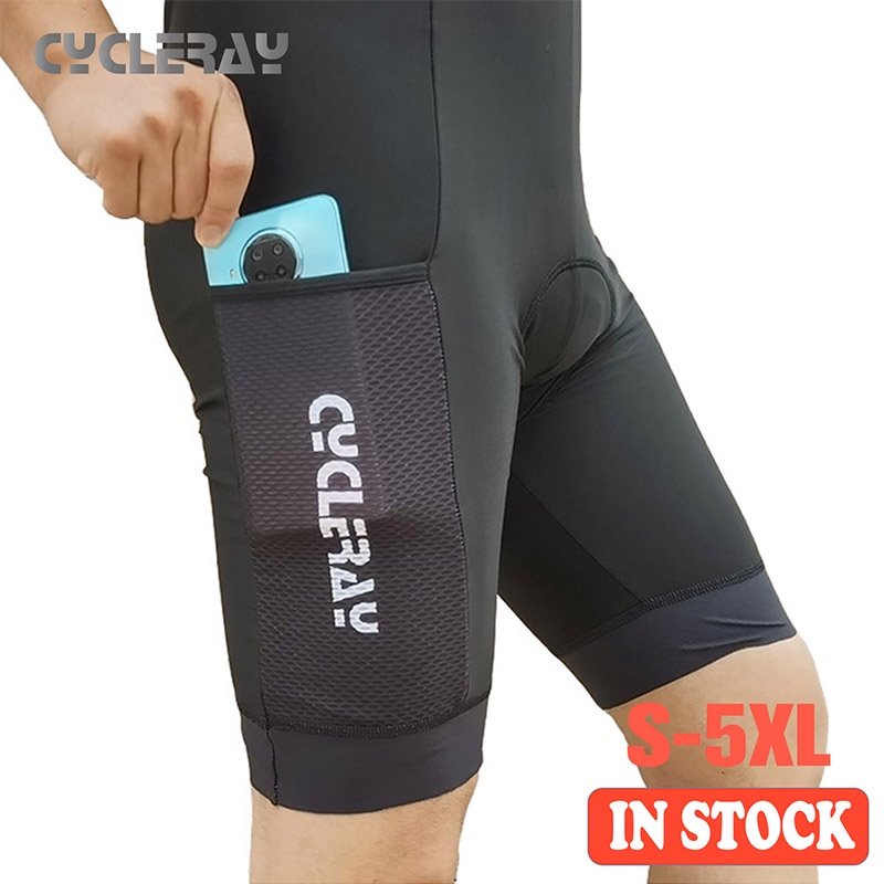 CYCLERAY Cycling shorts with padding Unisex Mtb bike cycling cycle ...