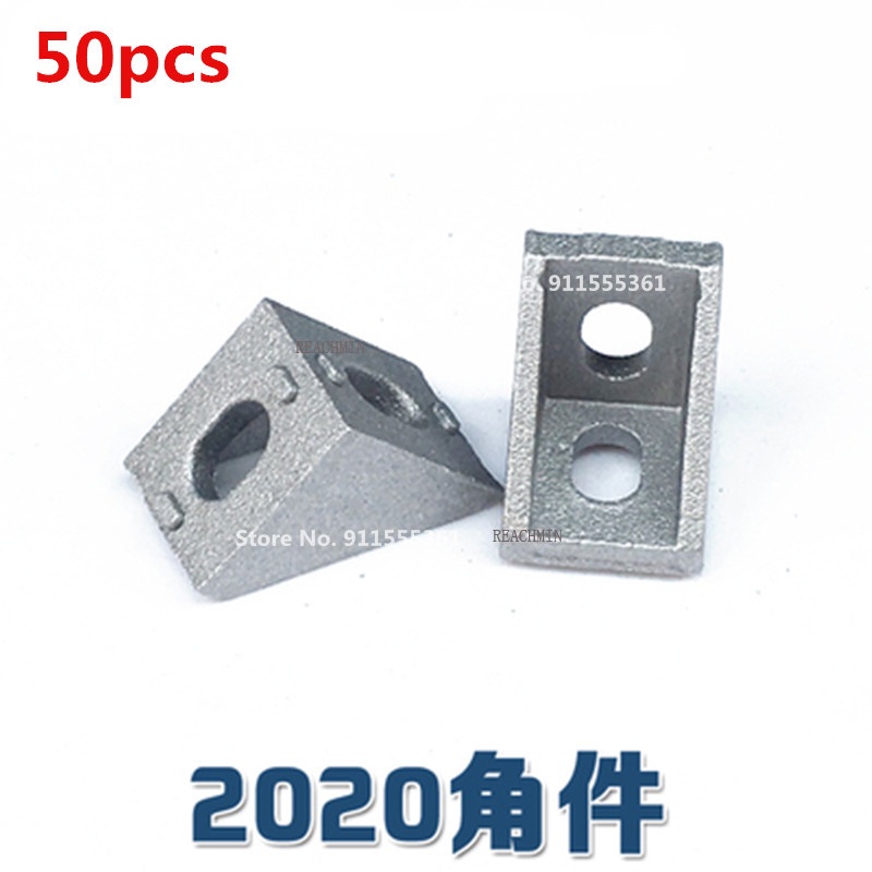 2020 Slot 6 Corner Angle L Brackets Connector Fasten connector Aluminum ...