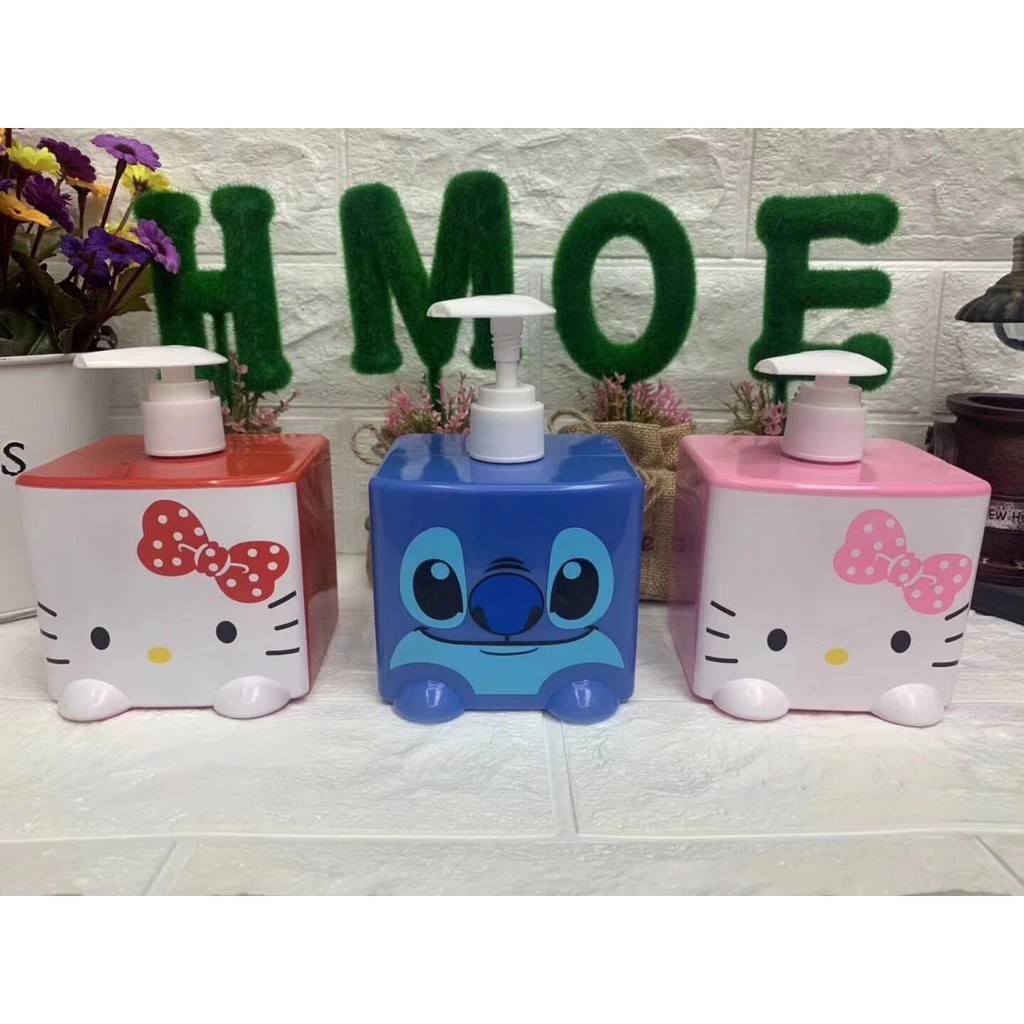 NEW cute Cartoon character lotion dispenser | Shopee Philippines
