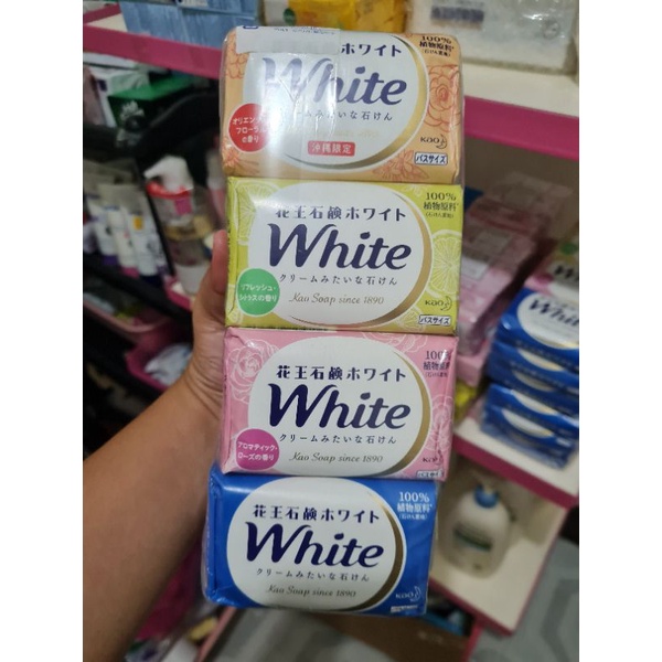 KAO White aromatic soap from Japan 130 grams bar | Shopee Philippines