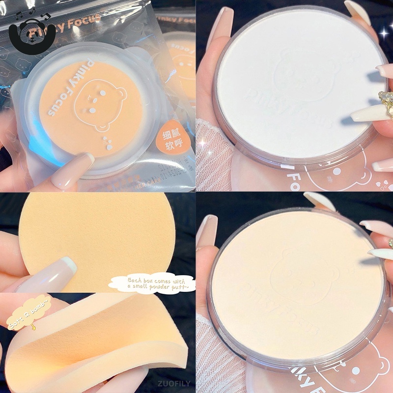 New Face Powder with A Powder Puff Smooth Foundation Pressed Powder ...