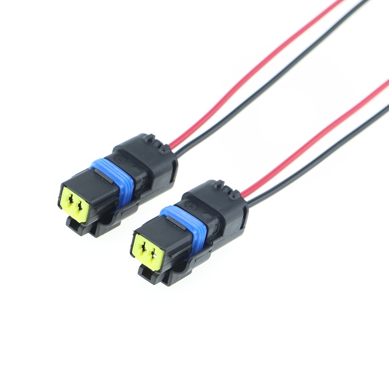 2 Pin Car Socket Connector Motor Sensor Horn Wiring Harness For Peugeot ...