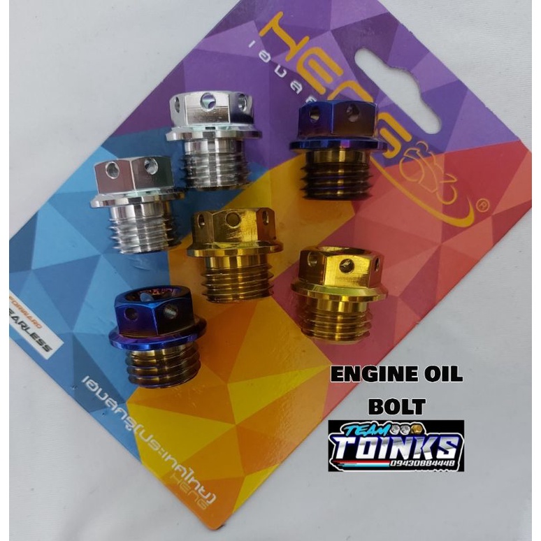 HENG ENGINE OIL BOLT YAMAHA AND HONDA ( 1pc ) | Shopee Philippines