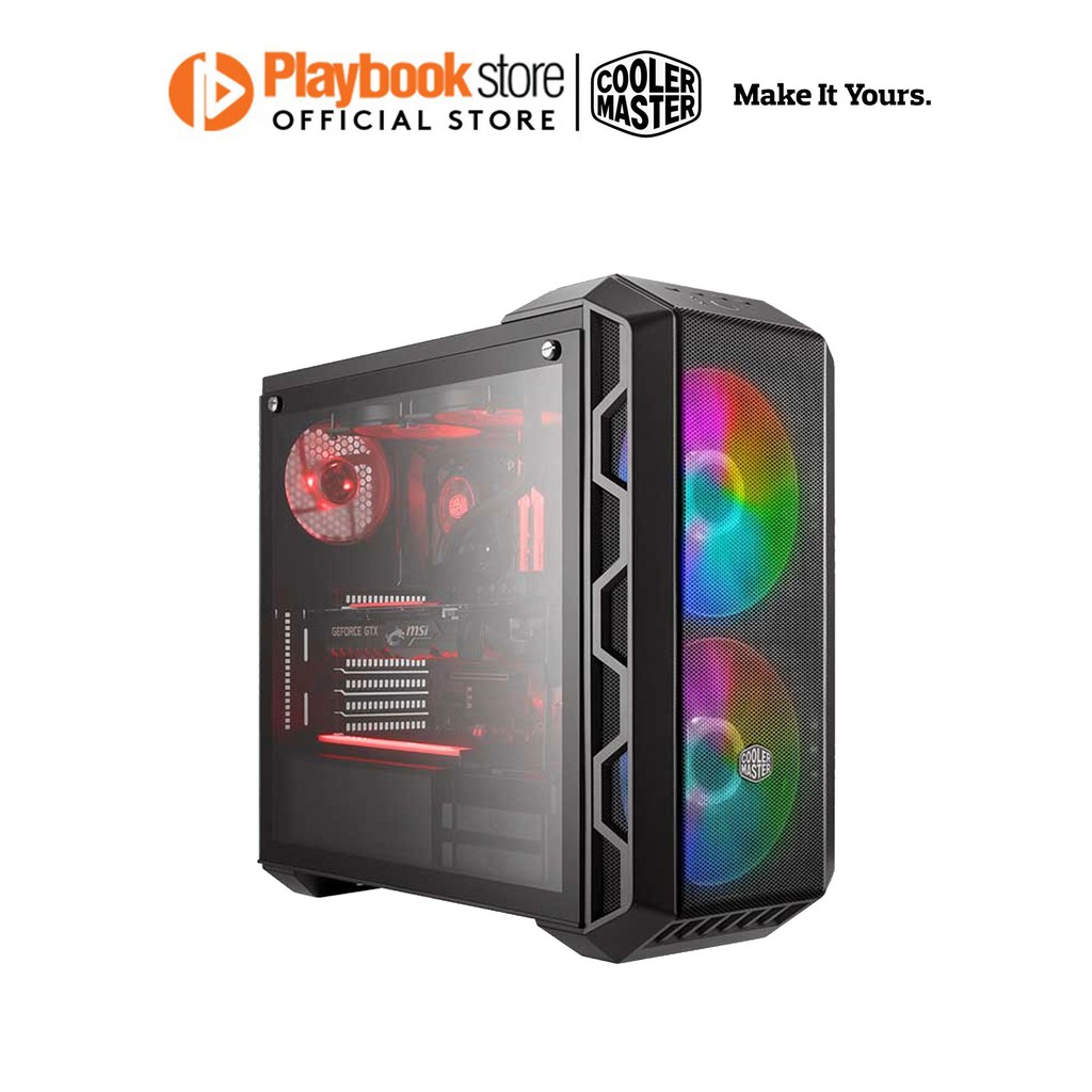 Cooler Master Case H500 ARGB Mid Tower Gaming Desktop (Mcm-H500-Ignn ...