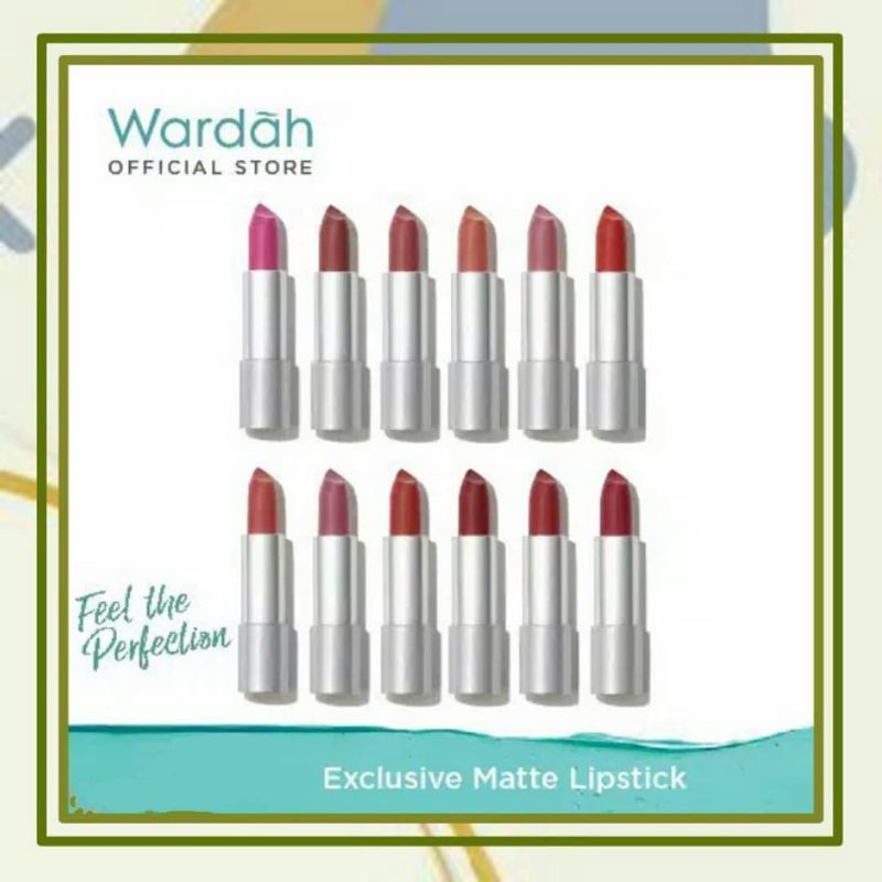 Wardah Exclusive Matte Lipstick 3.5 g | Shopee Philippines
