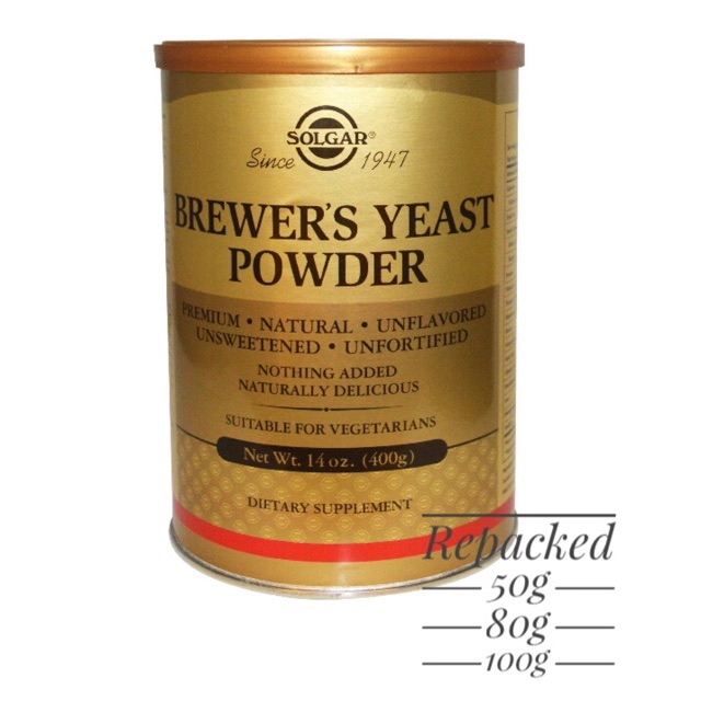 Authentic 100g Solgar Brewer’s Yeast for lactation cookie | Shopee ...