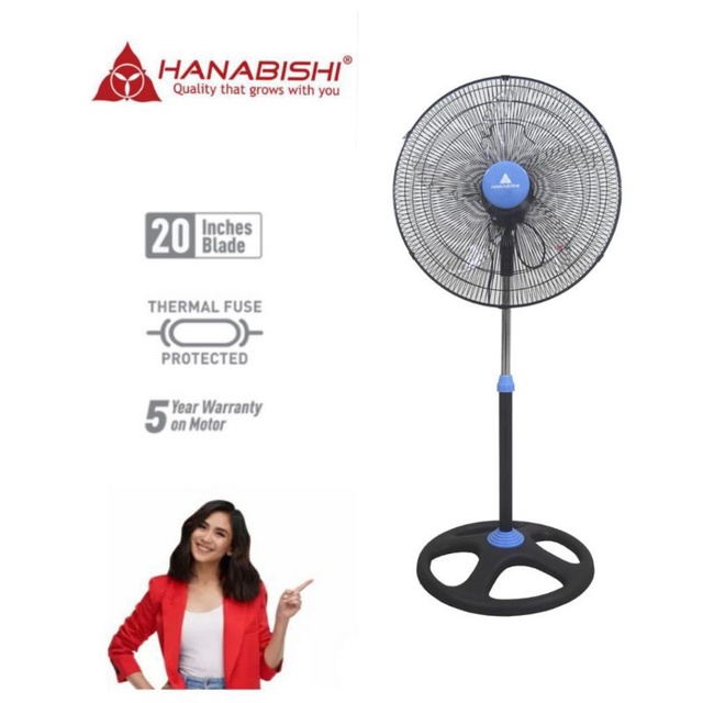 Hanabishi Stand Fan Windmill 20SF | Shopee Philippines