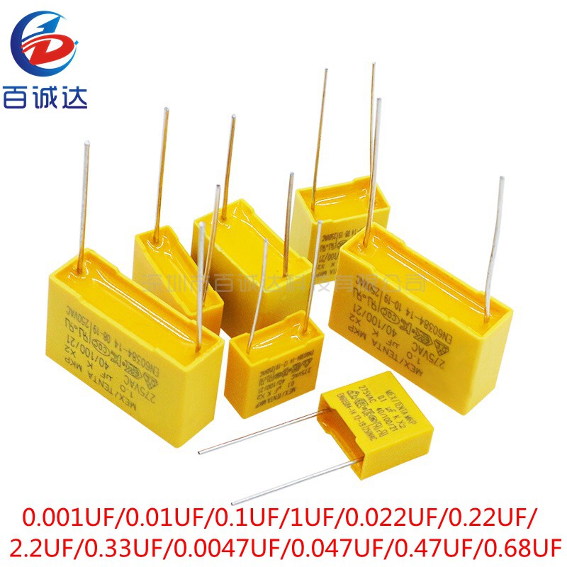 10PCS Safety capacitor MKP X2 275V 0.1uF 100nF 104K 0.22 0.47 0.68 uf 330nf 680 102K 103K 223K ...