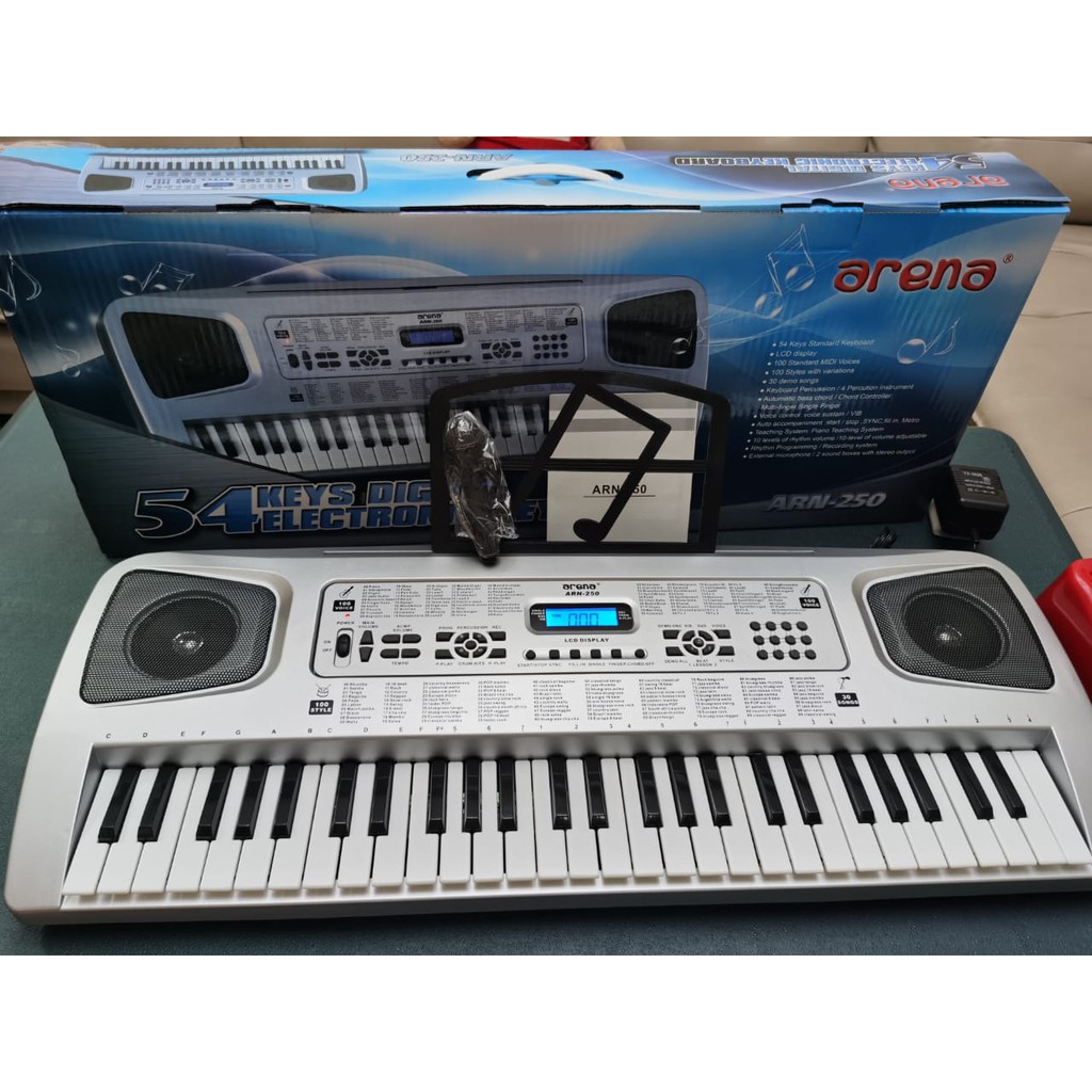ARENA 250 Digital Electronic Keyboard Piano 54 keys | Shopee Philippines