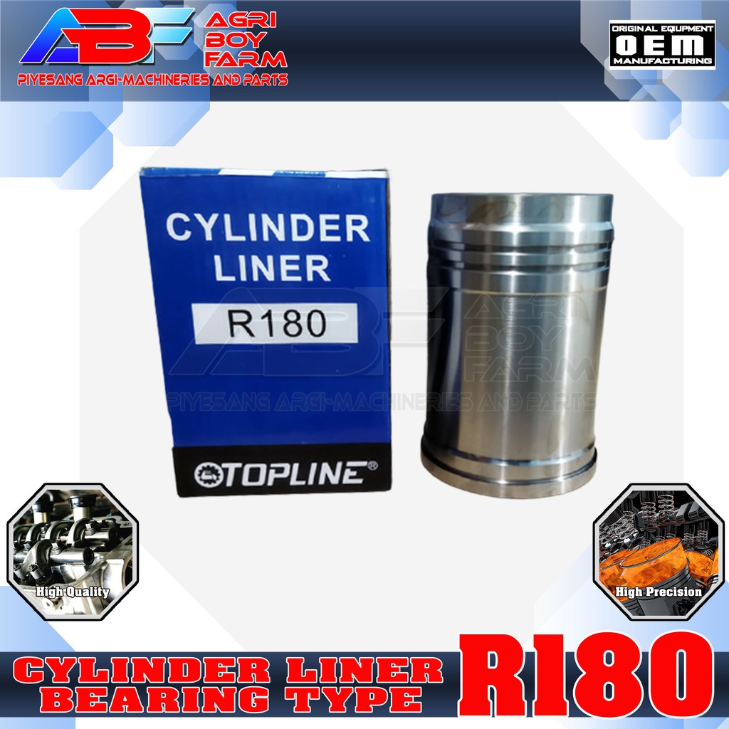 Cylinder Liner R180 Bearing Type Water Cooled Diesel Engine | Shopee ...