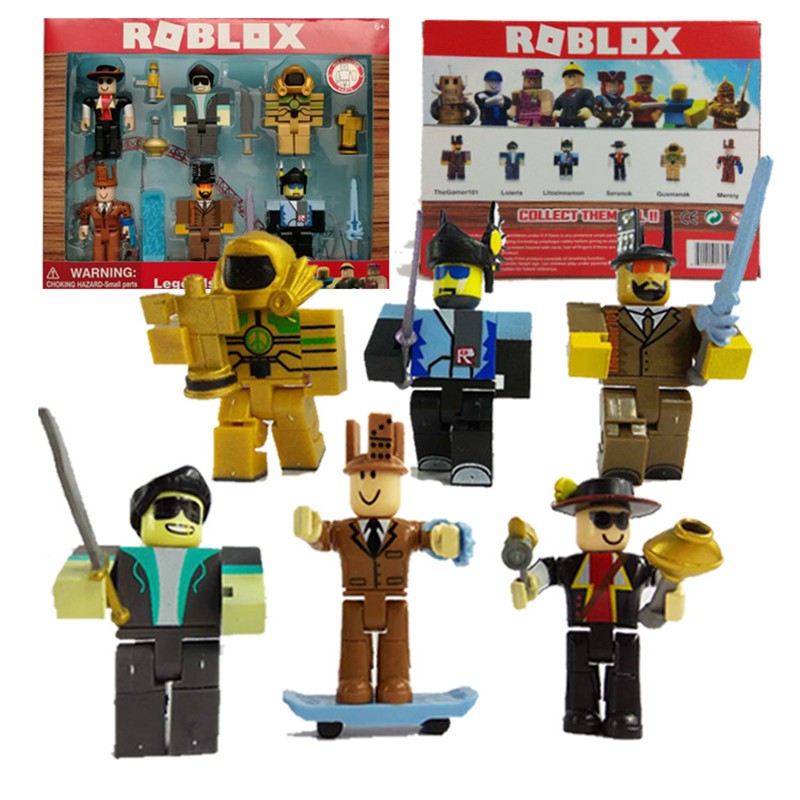 Legends of Roblox Building Blocks Dolls Virtual World Games Robot ...