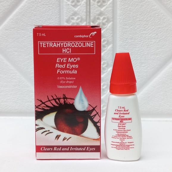 EYE MO EYE DROPS 7.5ml (TETRAHYDROZOLINE HCI) | Shopee Philippines