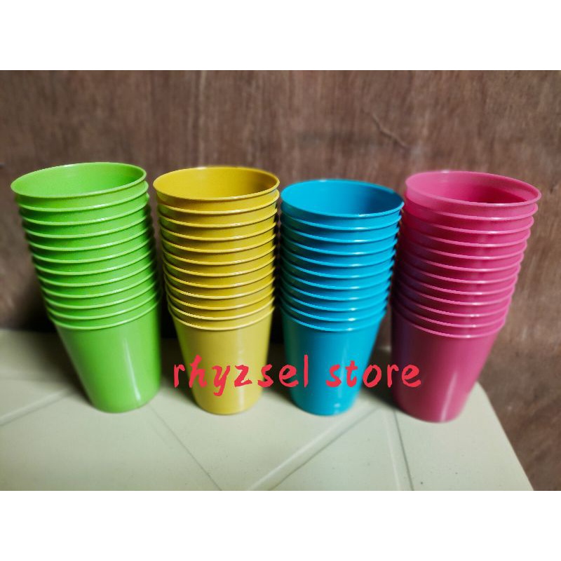 #341 PLASTIC BASO COLORFULL | Shopee Philippines