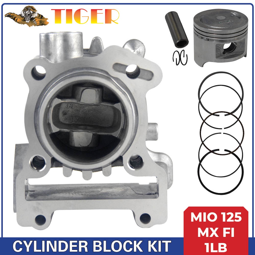 Yamaha Mio 125 MXi (Fuel Injection) Tiger Cylinder Block Kit (w/ Piston ...