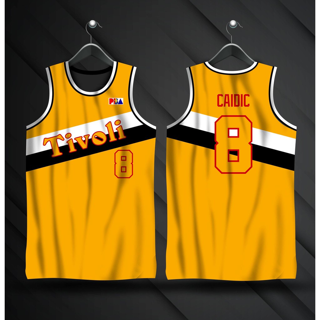 PBA RETRO JERSEY | TIVOLI ALLAN CAIDIC #8 | FULL SUBLIMATION | Shopee ...
