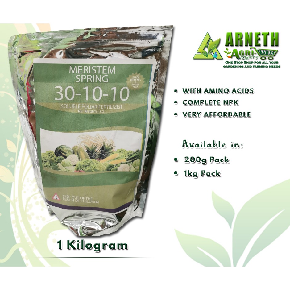ARNETH MERISTEM SPRING (30-10-10, WITH AMINO ACIDS AND TRACE ELEMENTS ...