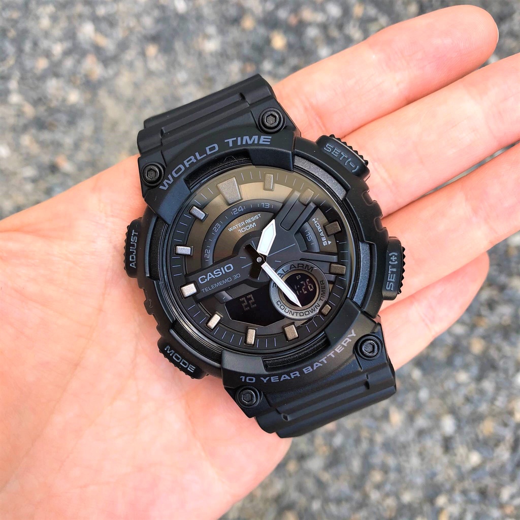 Casio watch AEQ110W-1B | Shopee Philippines