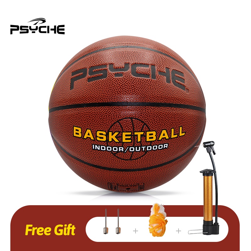 「Psyche」 Original Basketball Ball Size 7 PU Outdoor Indoor (with Free ...