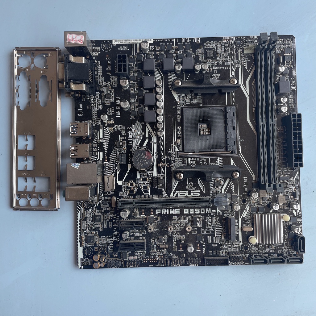 ASUS B350M-PLUS GAMING Motherboard Socket AM4 DDR4 64GB For AMD B350M ...