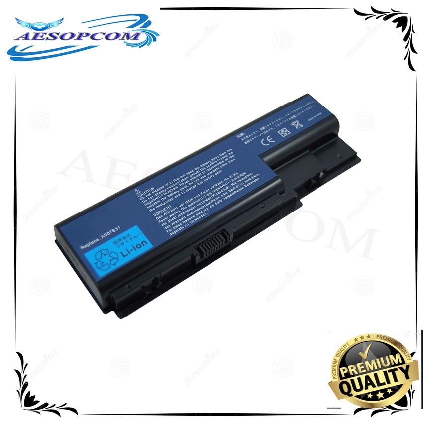 Battery for Acer Aspire Laptop AS07B31 5920 5520 5310 7720 | Shopee ...
