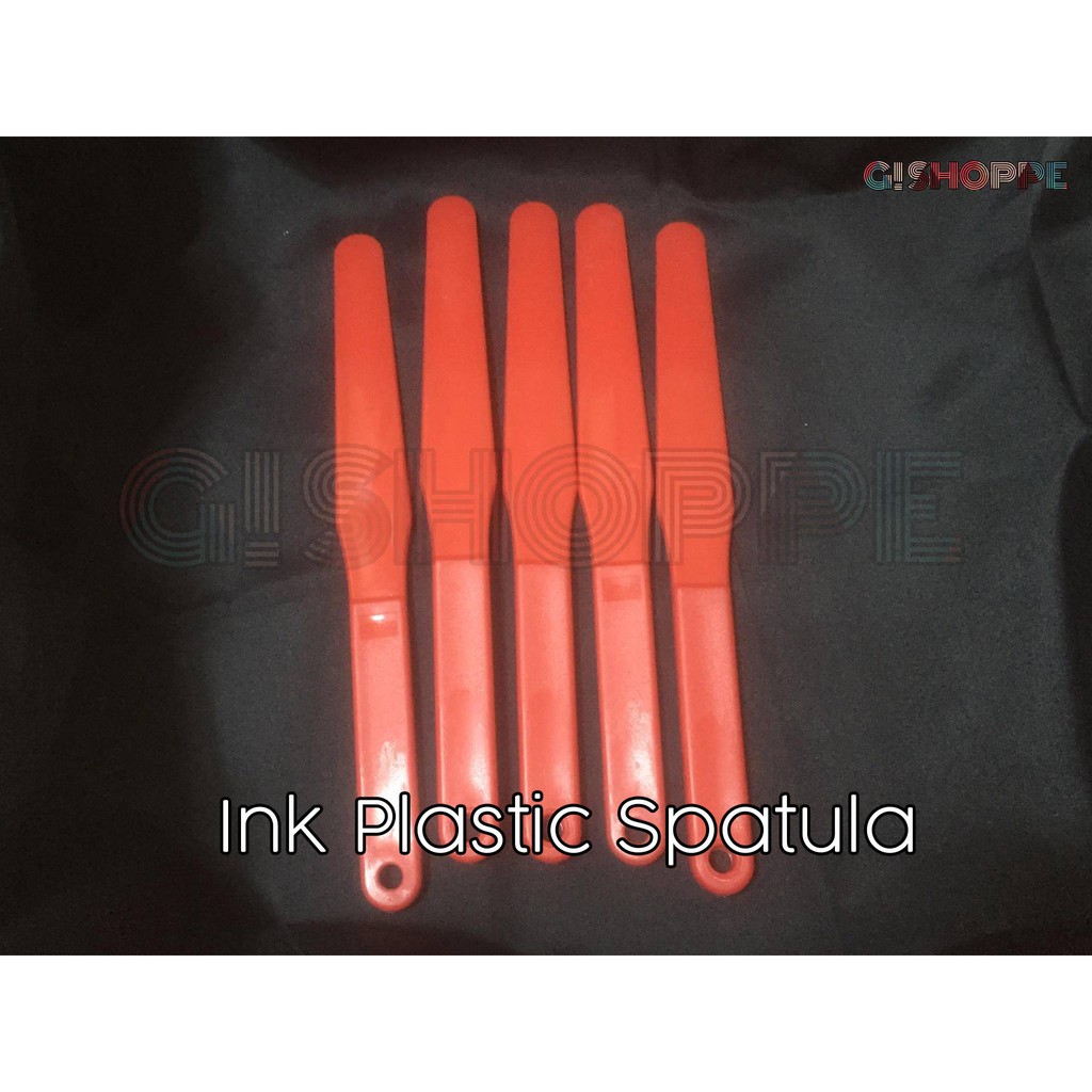 Silkscreen Plastic Spatula for mixing water base, plastisol, PPE ...