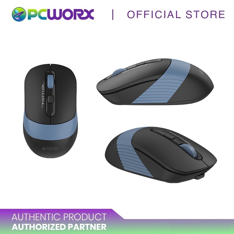A4Tech Fstyler FB10C Rechargeable Bluetooth Mouse | Anti-Slippery Side ...
