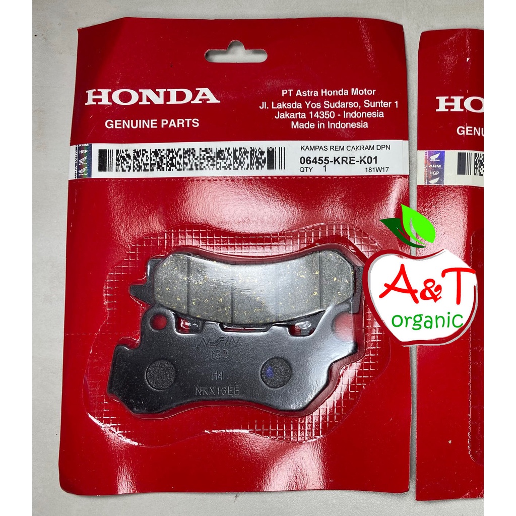 Best Buy - Genuine Honda Brake pad front for Honda PCX 160 CBS | Shopee ...