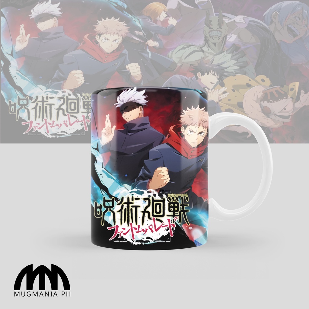 Anime Mugs -Mugmania - Jujutsu Kaisen - Megumi, Gojo , Yugi Itadori ...
