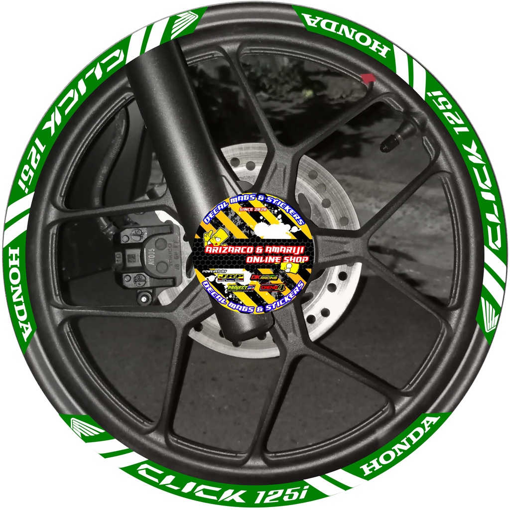 HONDA CLICK 125I PRINTED DECAL MAG STICKER GOOD FOR 2 MAGS | Shopee ...
