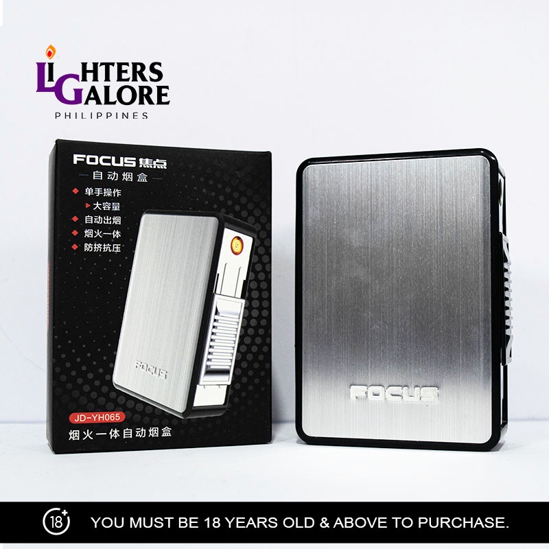 Lighters Galore - Rechargeable Lighter 195 (Focus Jd-Yh065, Cig Case ...