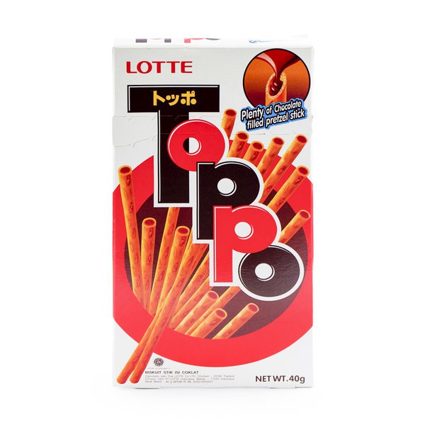 LOTTE TOPPO Chocolate Filled Hazelnut Stick 40gr | Shopee Philippines