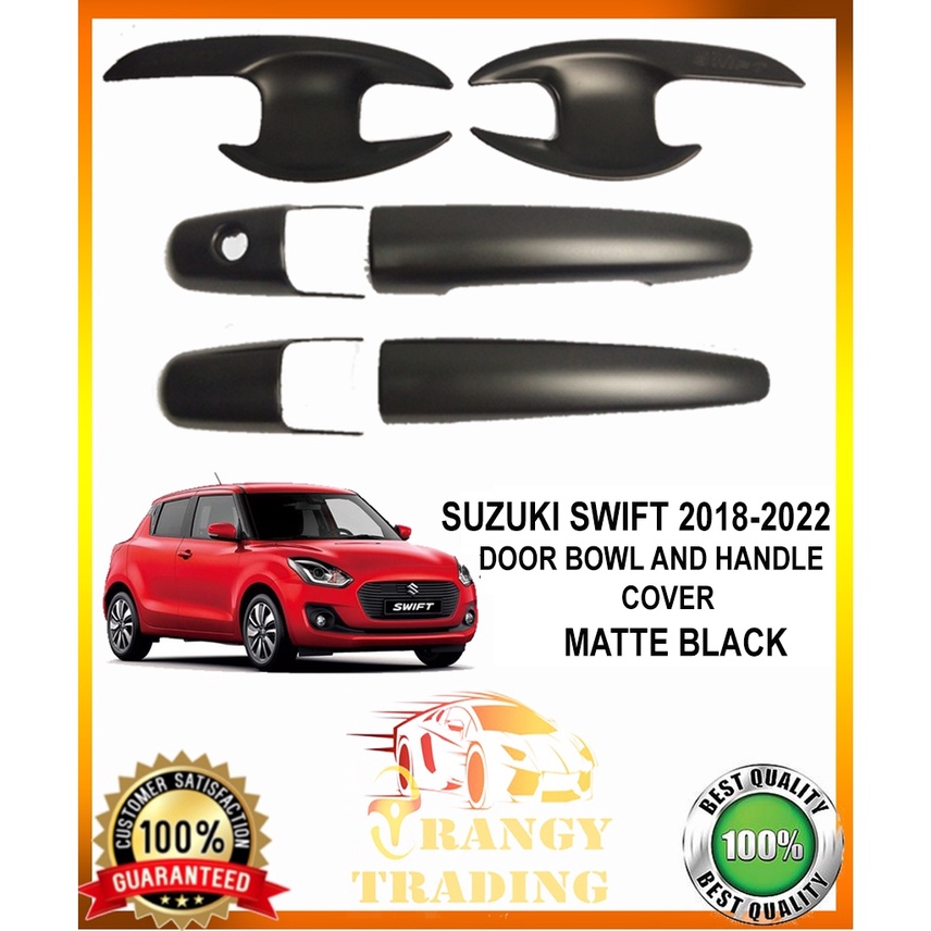 Suzuki Swift 2018 to 2022 Door bowl and handle cover matte black 2019 ...