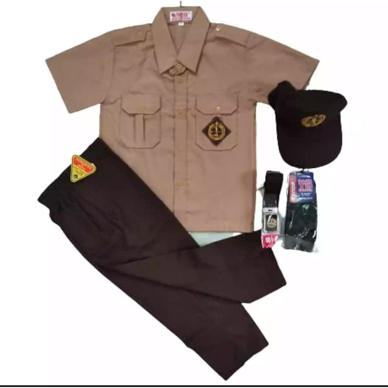 COMPLETE SET OF SCOUT UNIFORMS FOR BOYS' SCOUTS, LONG AND SHORT, GRADES ...