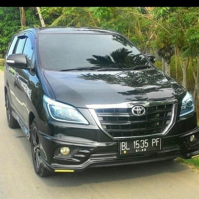 Innova Bodykit -- toyota Innova Innova Front Rear Bodykit 2013 Style ...