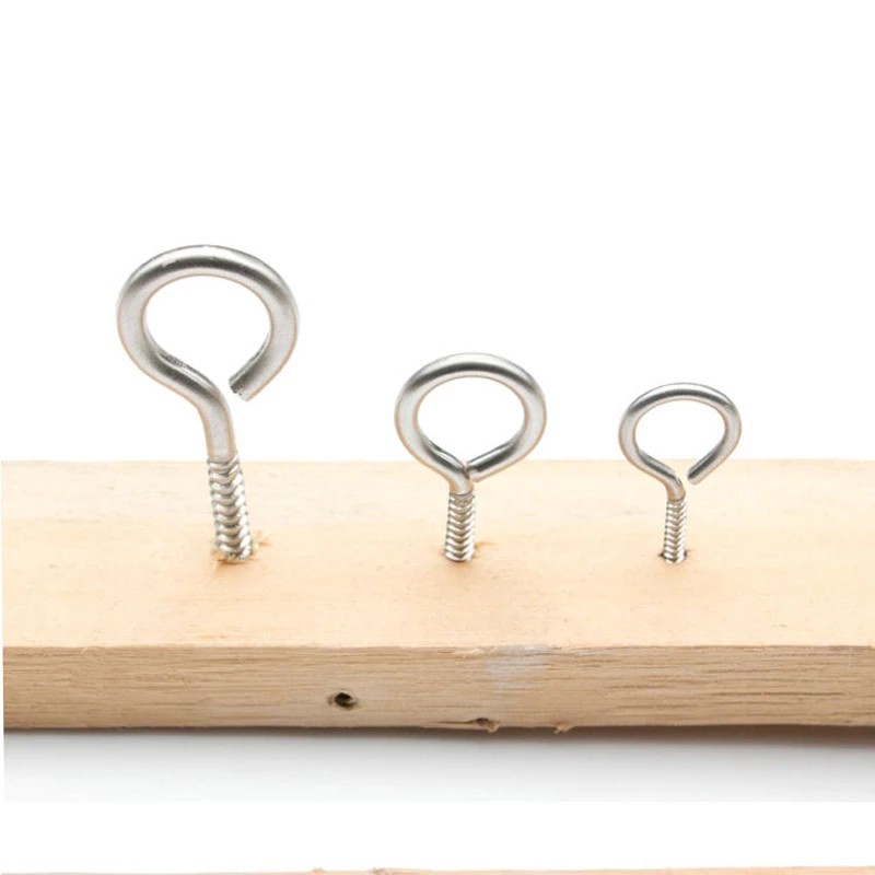 5pcs M3 M4 M5 Self-tapping screws Sheep Eye screw Bolt Ring Hook 304 ...