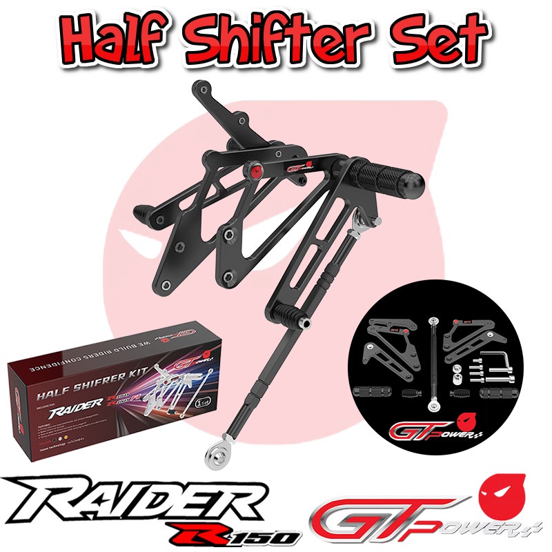 GT Power Half Shifter Set Exclusive For Raider150 Made in Thailand ...