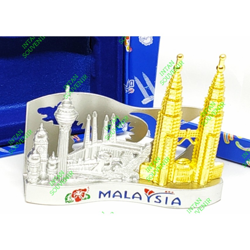 KLCC PETRONAS TWIN TOWER KUALA LUMPUR NAME CARD HOLDER SOUVENIR ...
