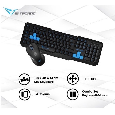 Alcatroz Xplorer Multimedia Gaming Keyboard and Mouse Combo ( 5500M ...