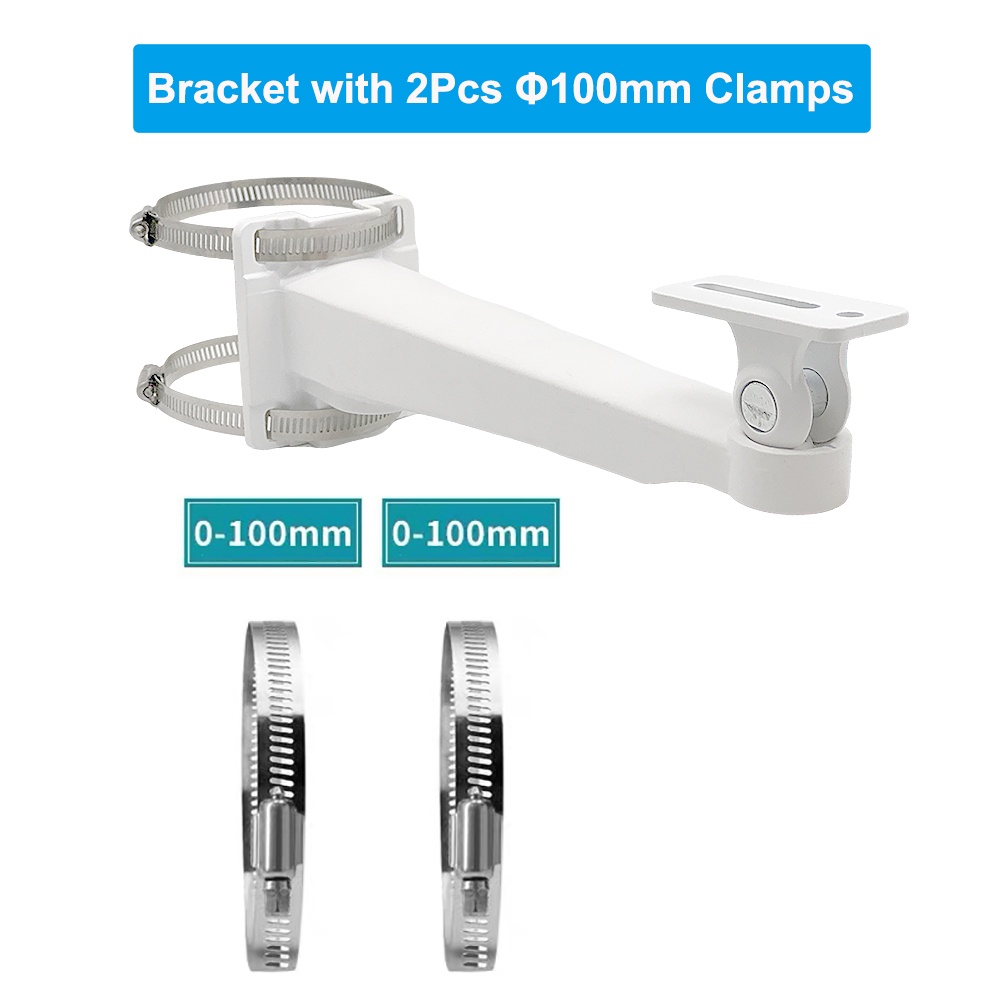 Monitoring Hoop Bracket Security CCTV Camera Pole Hoop Bracket Outdoor ...