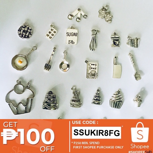 Baking/cooking charms #1 (2 pieces) | Shopee Philippines