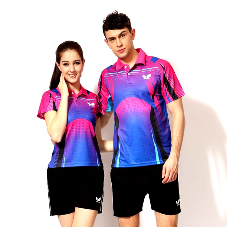 Table Tennis Shirt Pingpong Sports Jersey Team Shirts Breathable | Shopee Philippines
