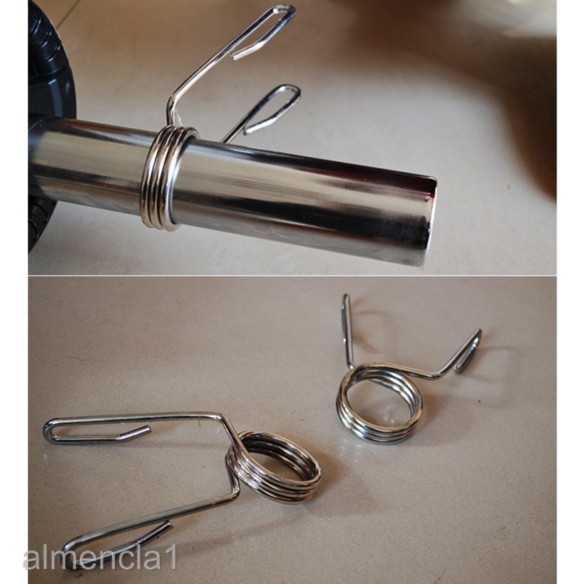 COD almencla12'' Barbell Clamp Spring Clips Collar Weightlifting ...