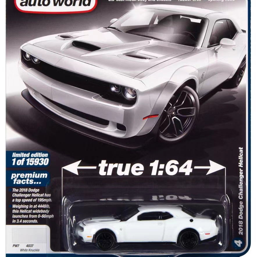 AutoWorld 1:64 Model Car Toyota Supra SRT Hellcat Chevrolet Camaro ZL1 ...