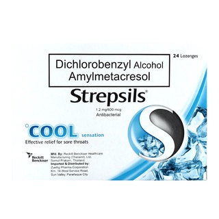 Strepsil Cool Sensation Medicine Lozenges Pack of 8x3 (24 pcs) for Sore ...