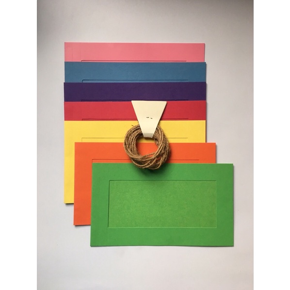 Colored Paper Photo Frames with Twine | Shopee Philippines
