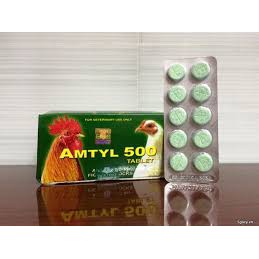 AMTYL 500 TABLET FOR FIGHTING COCKS (sold by 10's/20's) | Shopee ...