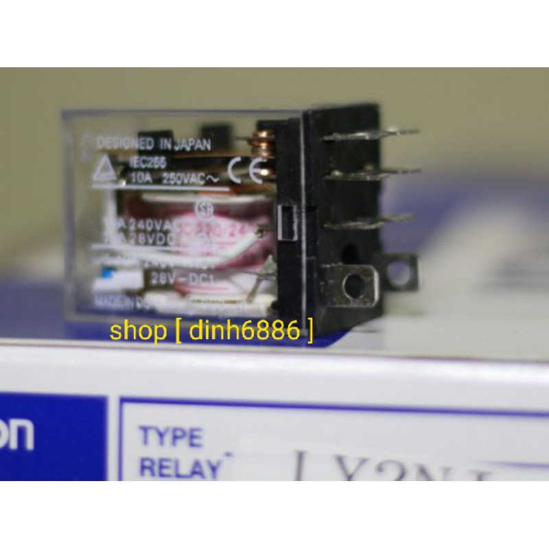 Relay, large 8-pin Relay Omron LY2N - 220V | Shopee Philippines