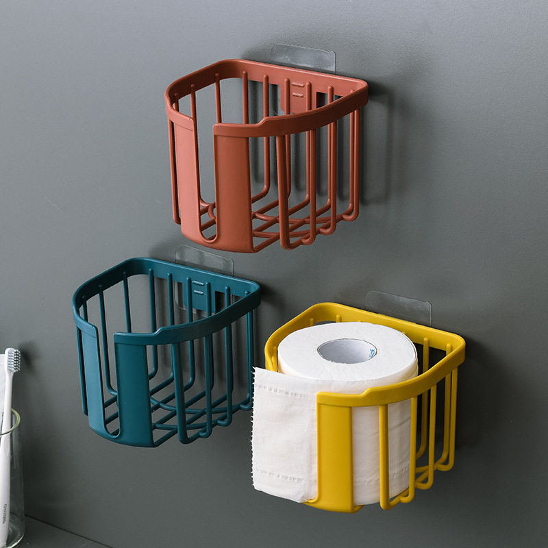 [HOT]Organizer Rack Portable Tissue Box Toilet Bathroom Plastic Paper ...